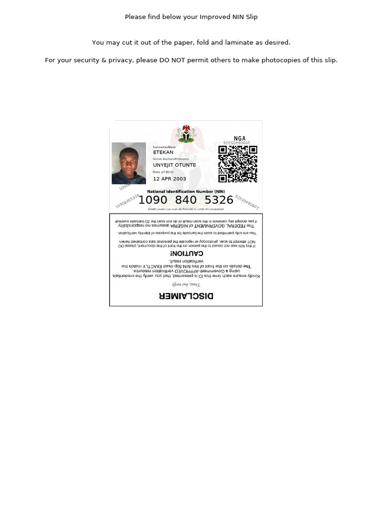 Standard ID | PDF