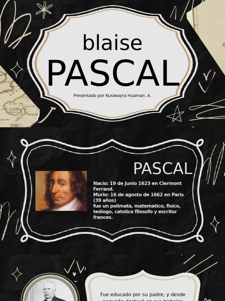 Blaise Pascal | PDF | Matemáticas | Science