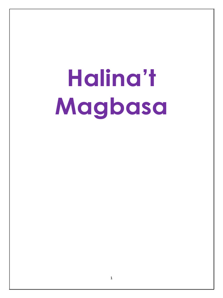 Ang Mga Patinig Booklet Filipino | PDF