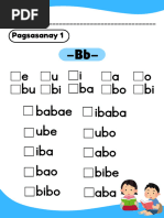 Pagsasanay Sa Pagbasa | PDF