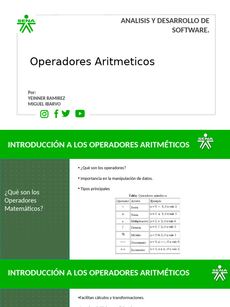 Operadores | PDF