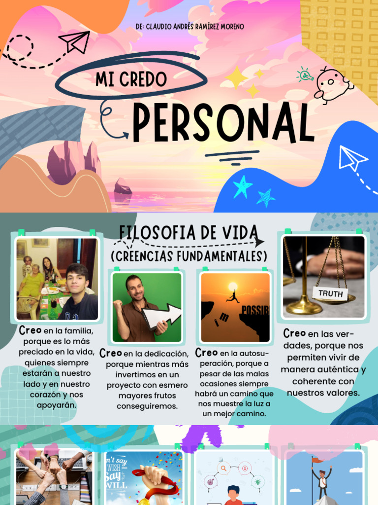 Credo Personal de Claudio Ramírez | PDF | Amor | Aprendizaje