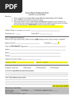 Bright Futures Volunteer Hours Log | PDF | Career & Growth