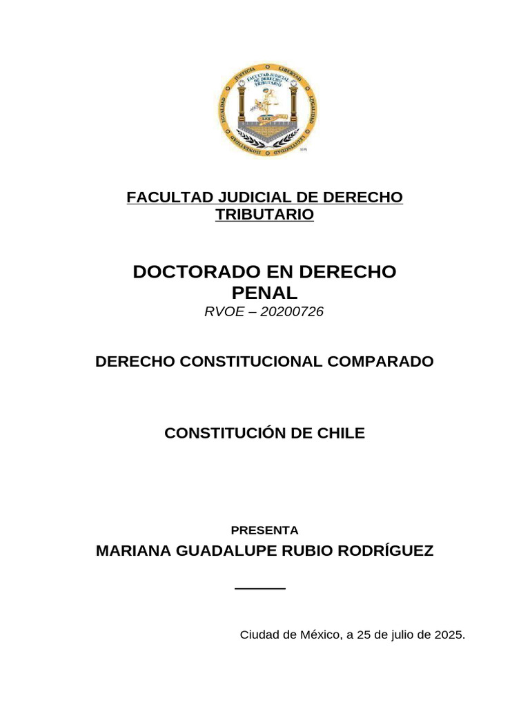 Constitución de Chile | PDF | Constitución | Gobierno