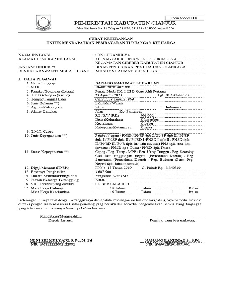 Form Skumptk 2000-Compressed | PDF