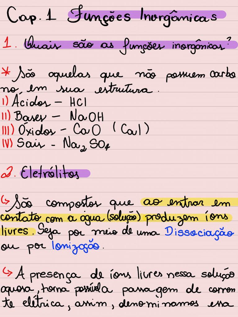 Ácido-Base, Sais, Óxidos e Reações Inorgânicas - 241104 - 122227 | PDF