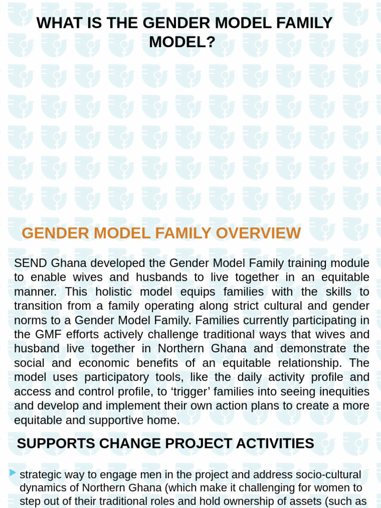 Gender Model Family Training Overview | PDF | Gender | Gender Studies