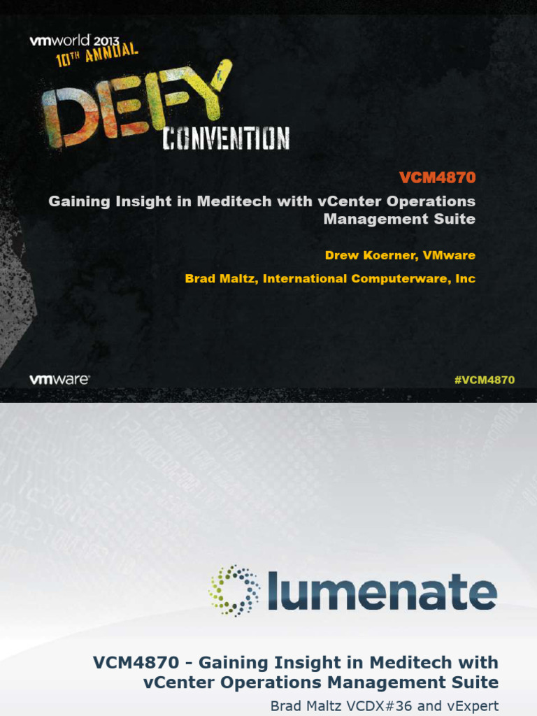 VCM 4870 | PDF | Virtualization | Electronic Health Record