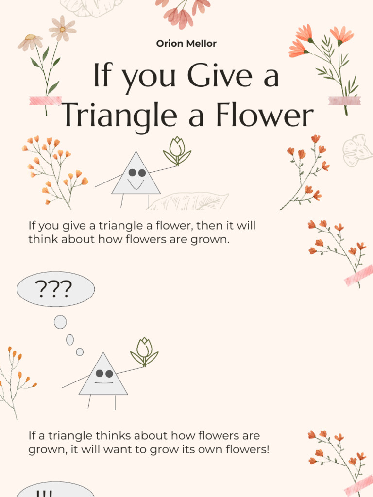 If You Give A Triangle A Flower | PDF