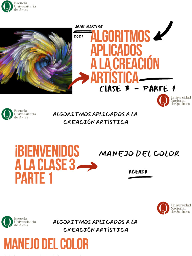 Processing - Manejo Del Color | PDF | Color | Modelo de color Rgb