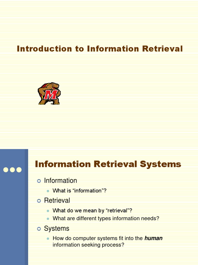 Introduction To Information Retrieval | PDF | Information Retrieval ...