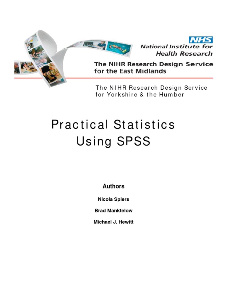 13 Practical Statistics Using SPSS Revision 2009 | PDF | Student's T ...