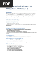 SWAT-CUP User Manual for Calibration | PDF | Uncertainty | Conceptual Model