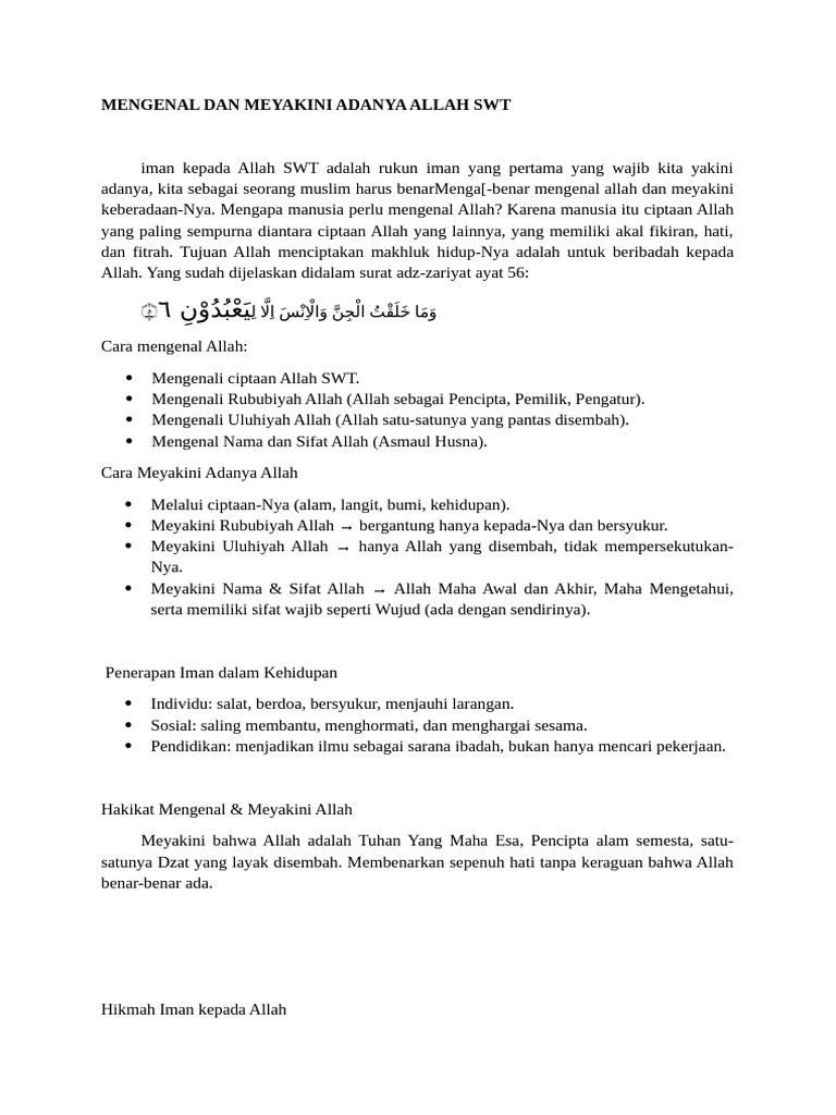 Resume Agama | PDF
