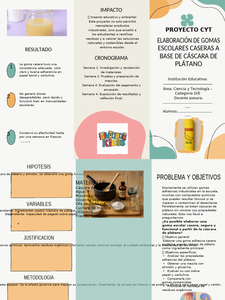 Tripticos Primaria 8 Divierte Kids | PDF | Reciclaje | Residuos