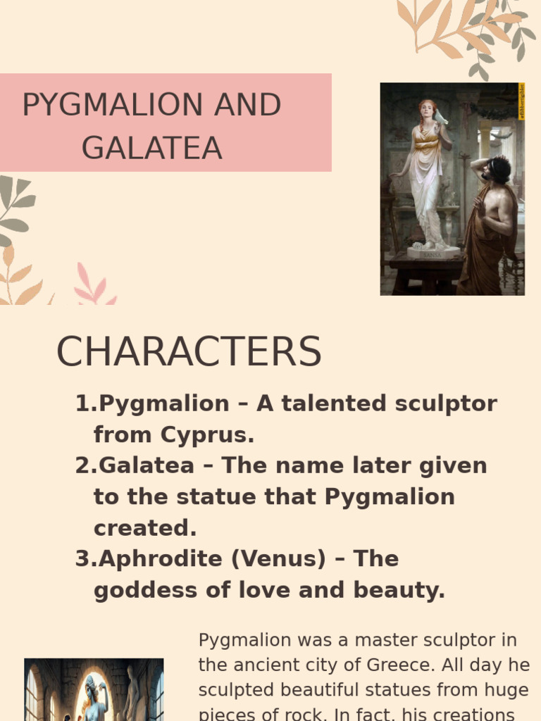 Pygmalion and Galatea | PDF | Aphrodite