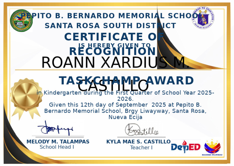 Certificate | PDF