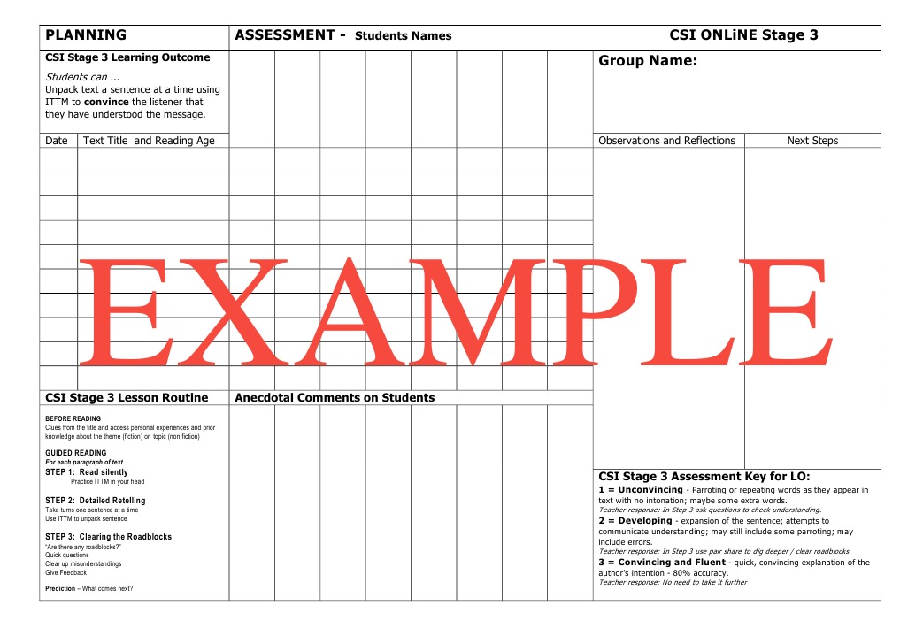Csi Assessment | PDF