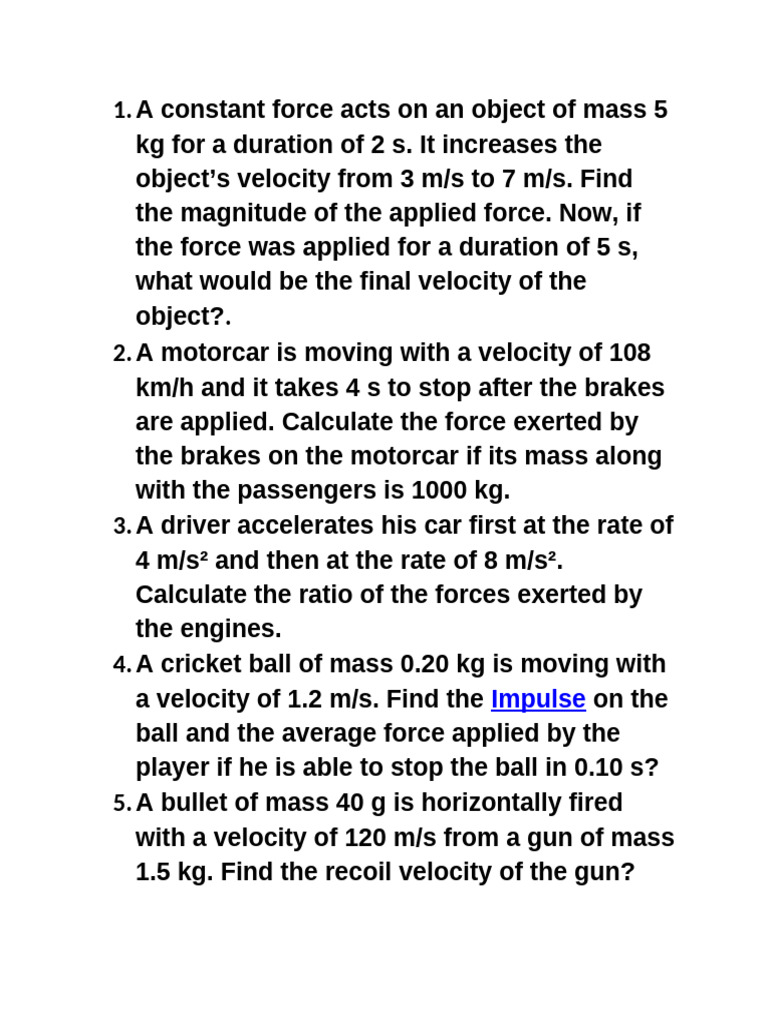 Class Ix Force and Laws of Motion | PDF | Force | Acceleration