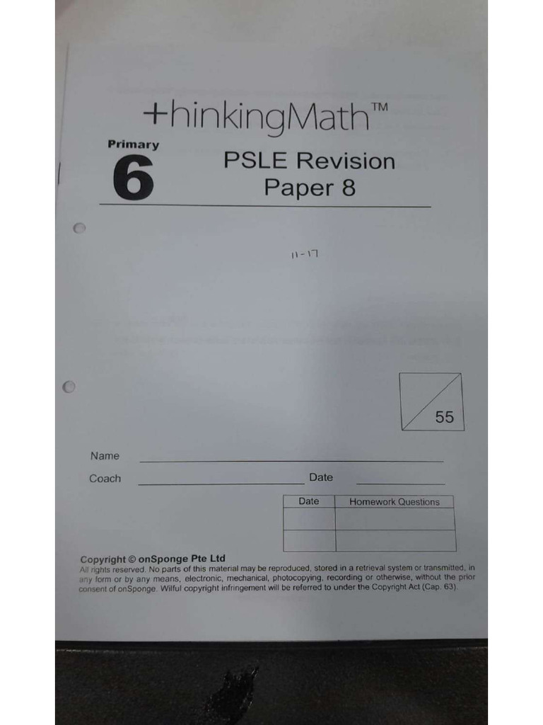 PSLE Revision Set | PDF