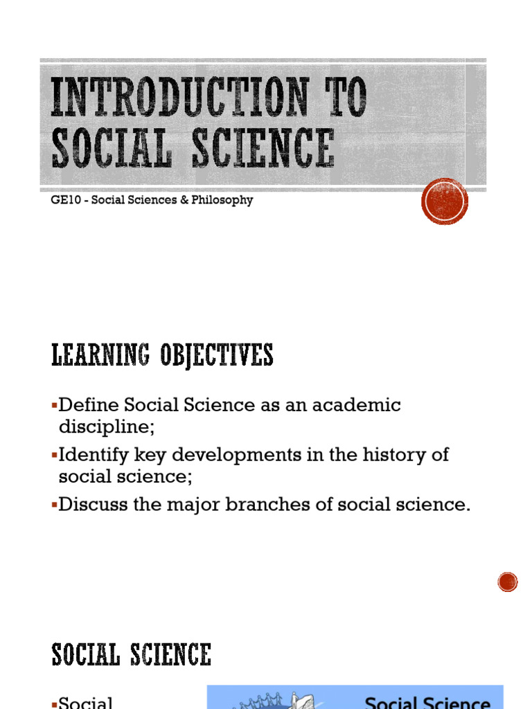 Introduction To Social Science | PDF | Social Sciences | Science