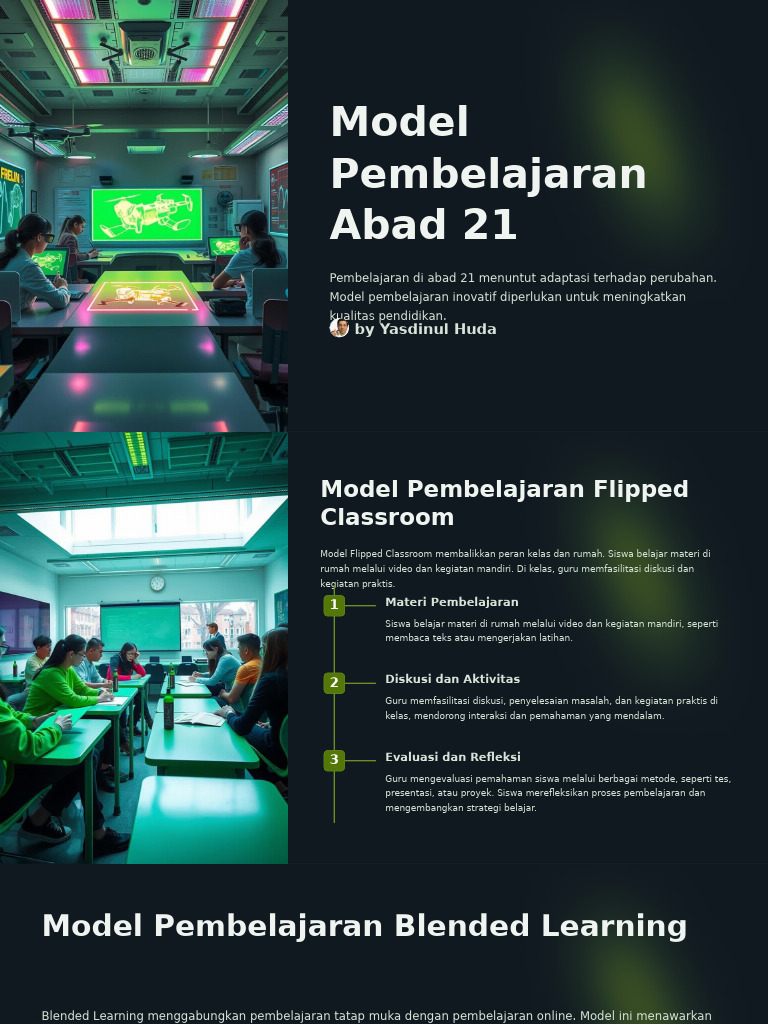 Model Pembelajaran Abad 21 | PDF