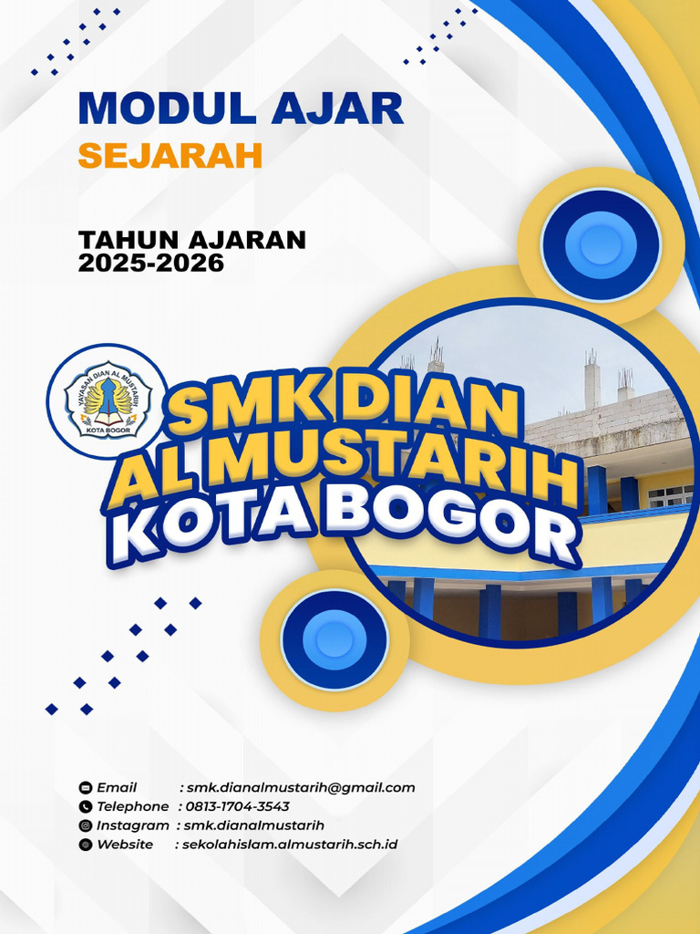 Modul Ajar Sejarah SMK Dian Al Mustarih | PDF