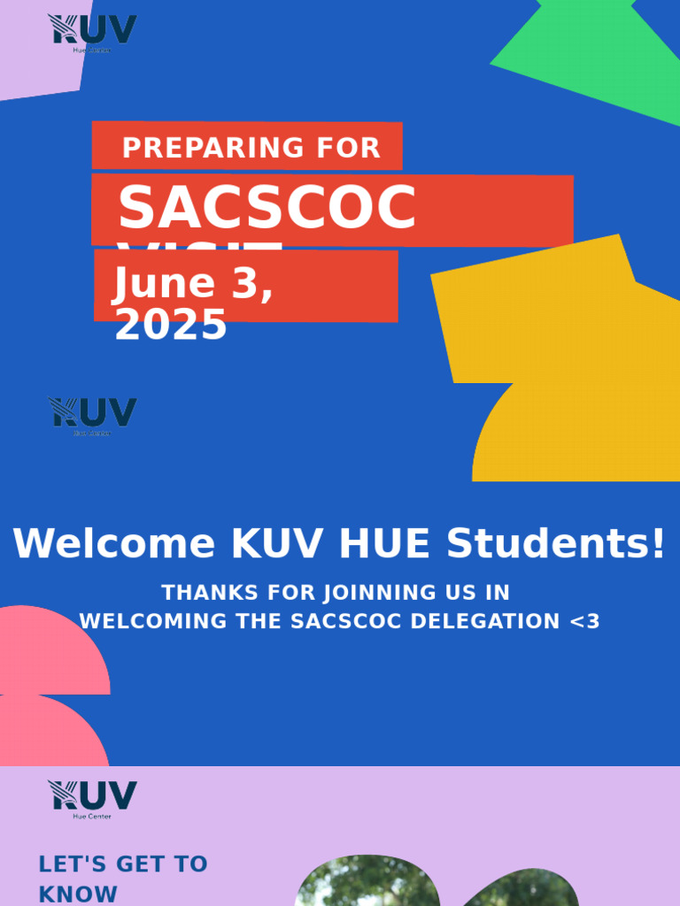 For Students Preparing For The Sacscoc Visit | PDF