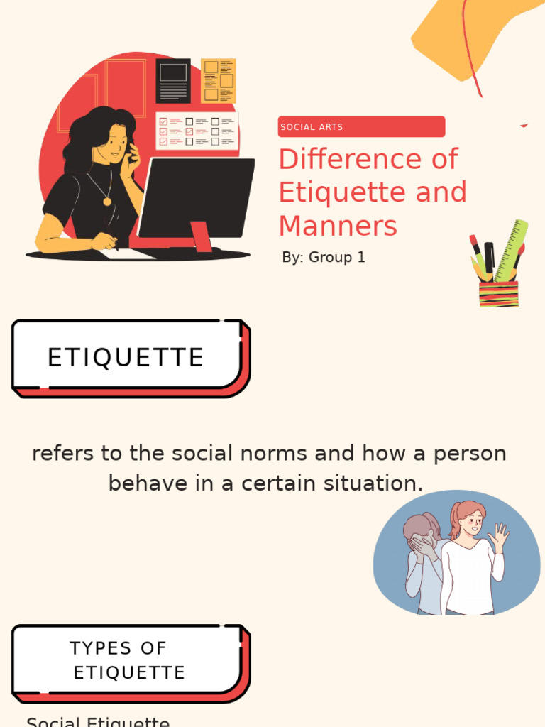 Understanding Etiquette vs. Manners | PDF | Etiquette | Psychological ...