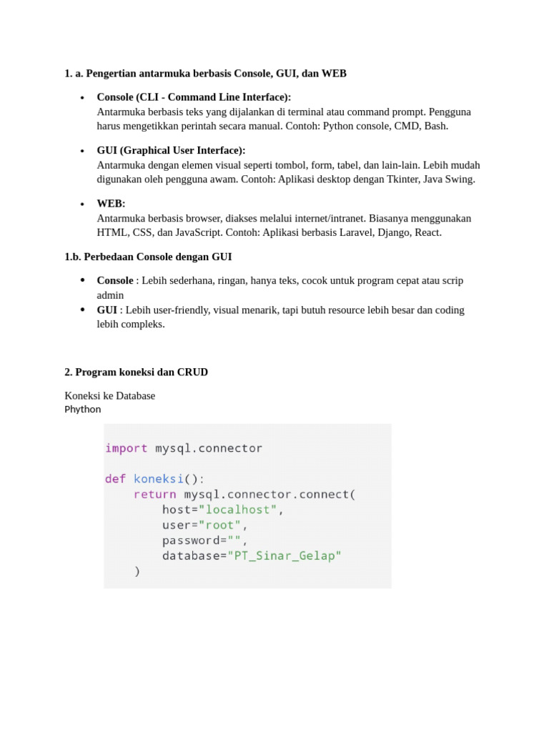 Contoh Pengembangan Pogram Python | PDF