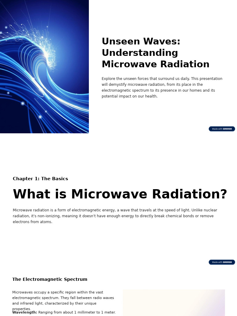 Microwave Radiation: Health Risks Explained | PDF | Microwave ...