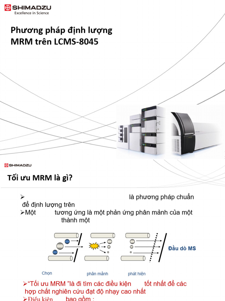LCMS-A102N training materials - L2 on MRM method edit-PC09 | PDF