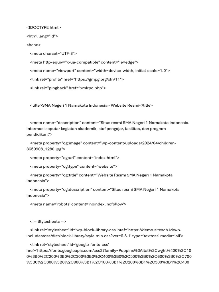 Kode HTML | PDF