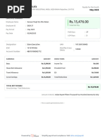 February Month Pay Slip | PDF