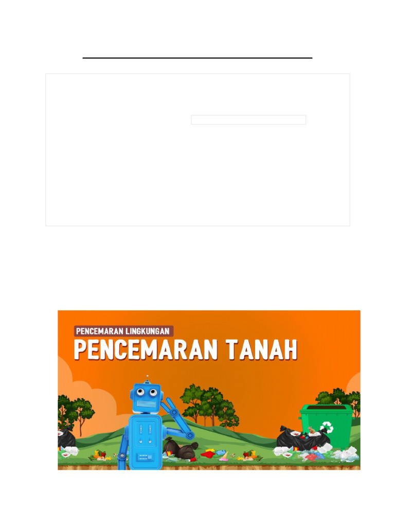 Cara Mengatasi Pencemaran Tanah Dan Panduannya | PDF