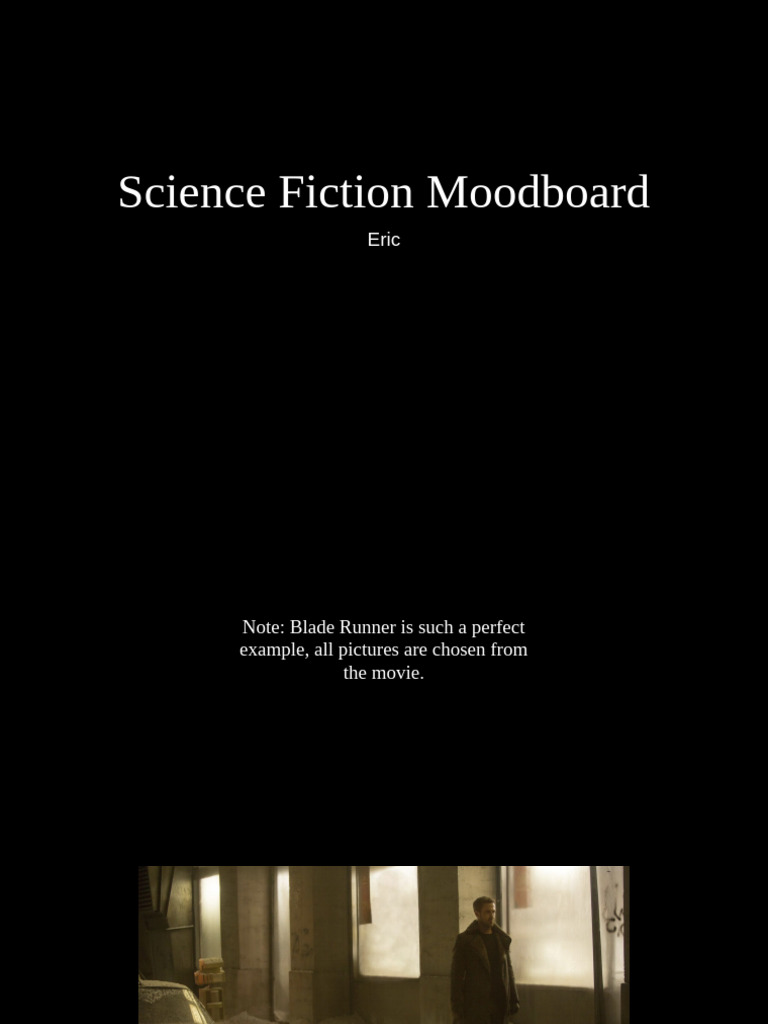 Science Fiction Moodboard | PDF