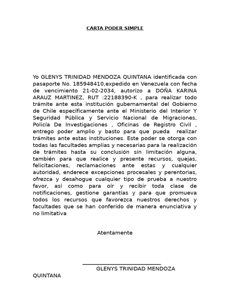 Poder Simple GLENYS | PDF