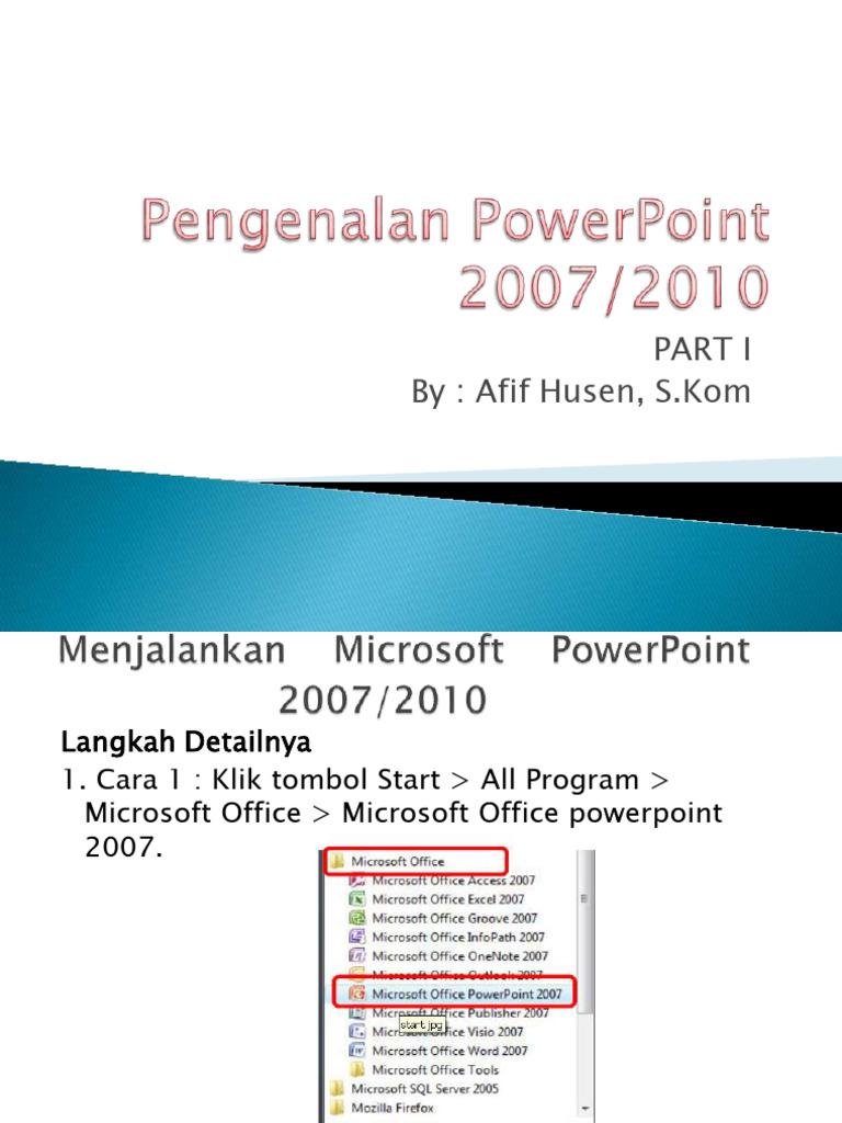 Materi PPT Part 1 | PDF