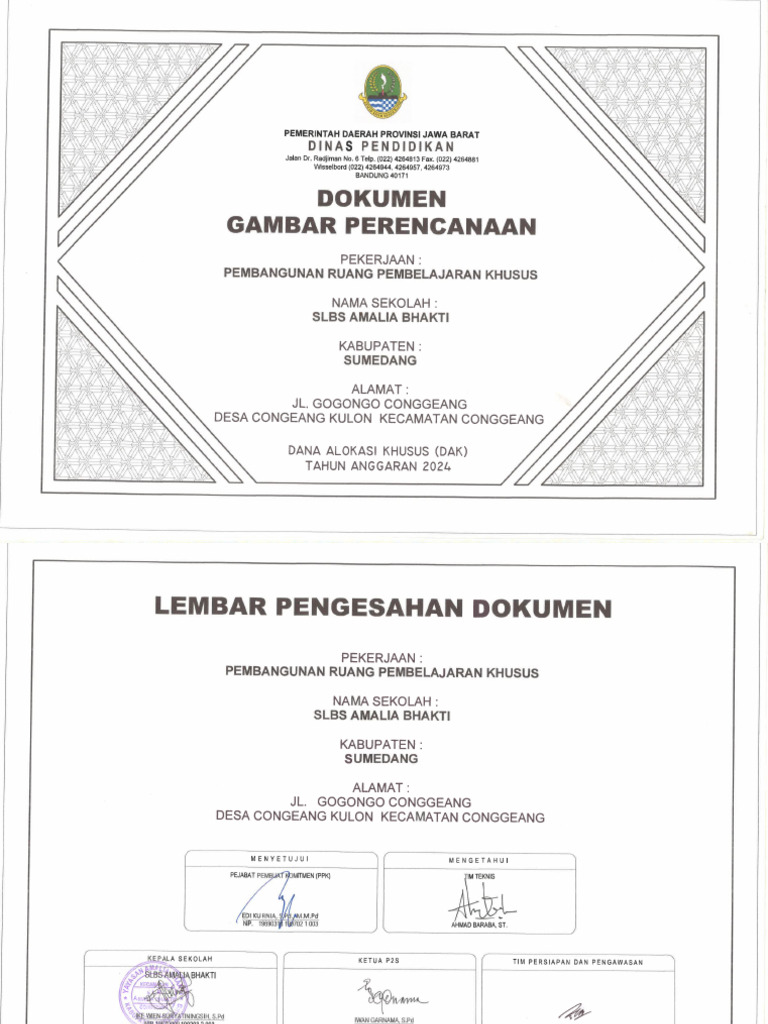 Gambar Pemb. Pembelajaran Khusus SLB Amalia Bhakti Sumedang Dak 2024 | PDF