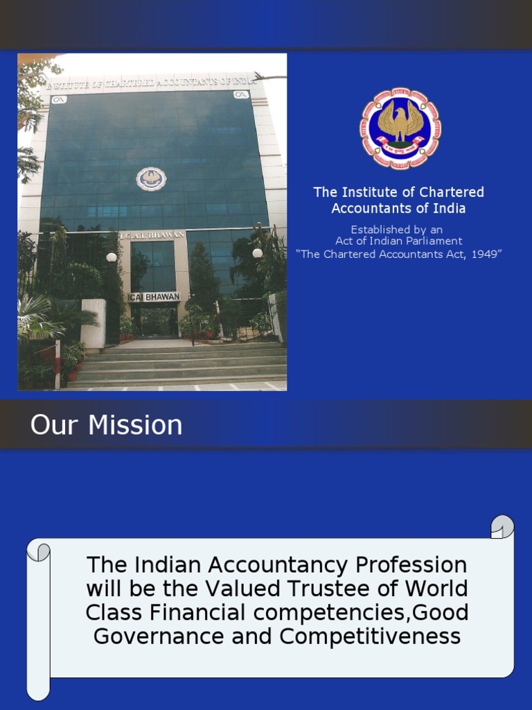 Overview of ICAI: Structure and Role | PDF | Accounting | Audit