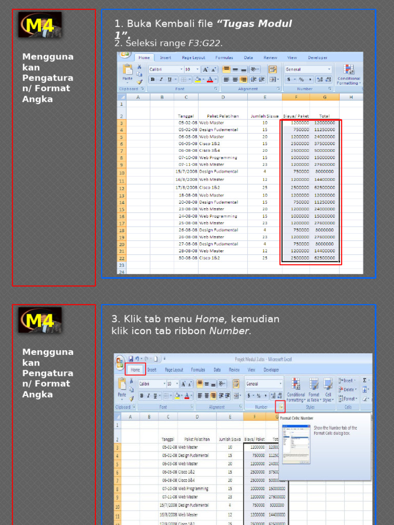 m4 Format Angka | PDF