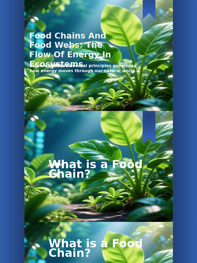 Energy Flow in Food Chains & Webs | PDF | Food Web | Foods