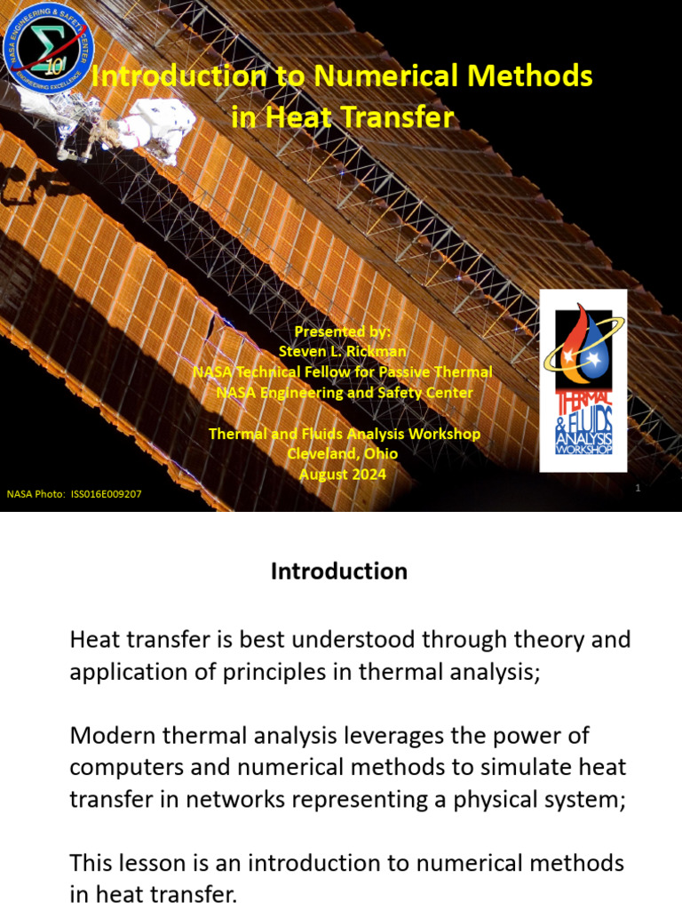 Numerical Methods in Heat Transfer | PDF | Heat Transfer | Thermal ...