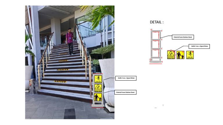 Proyek Signed Area Tangga Plaza | PDF