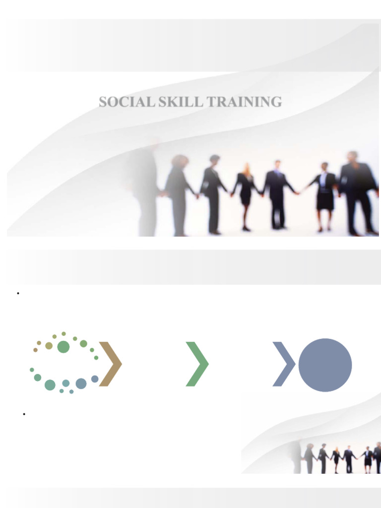 3.1.1a. Social Skills Training 2 | PDF | Social Skills | Nonverbal ...