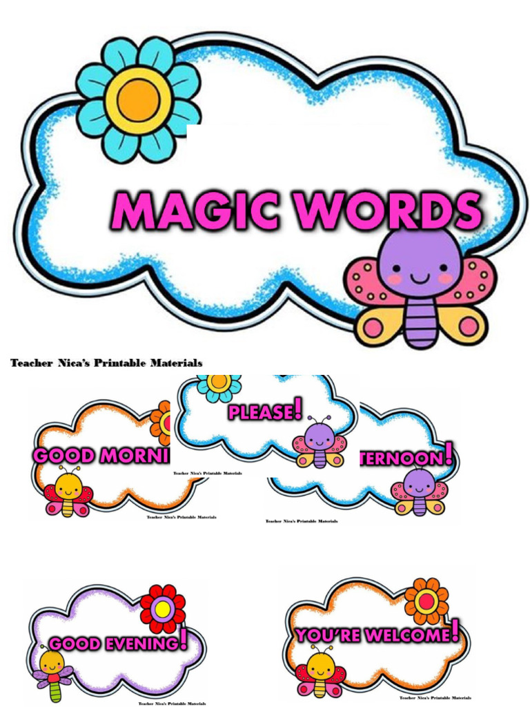 Magic Words | PDF