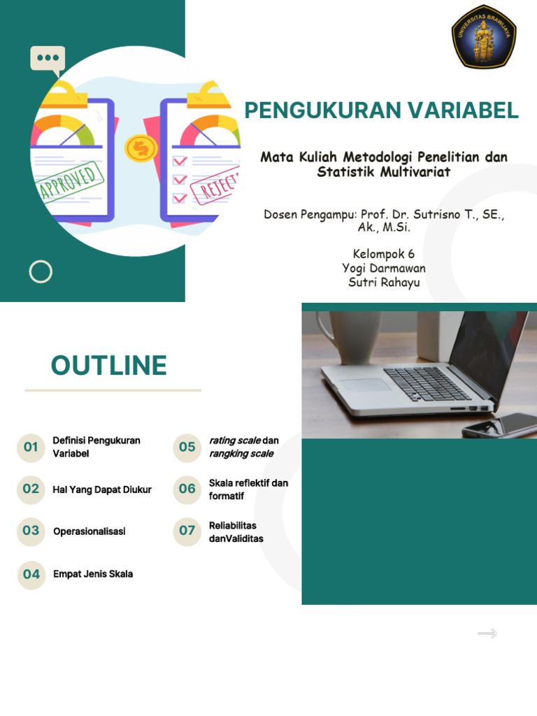 Pengukuran Variabel dalam Penelitian | PDF
