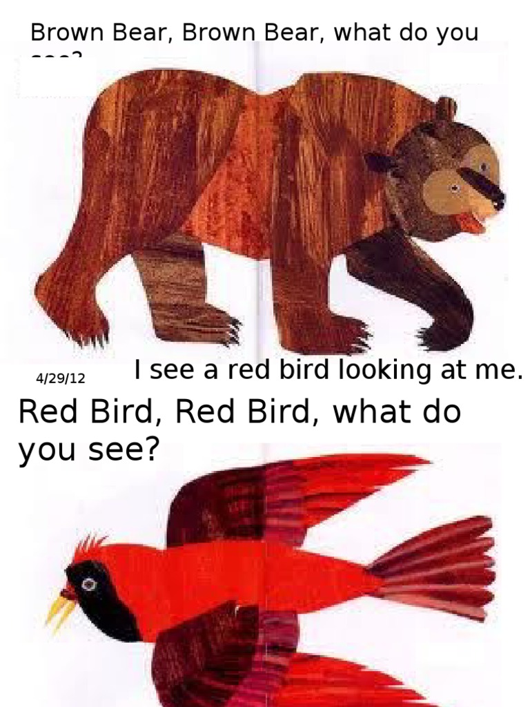 Brown Bear Storybook Animals Rhyming Sequence | PDF