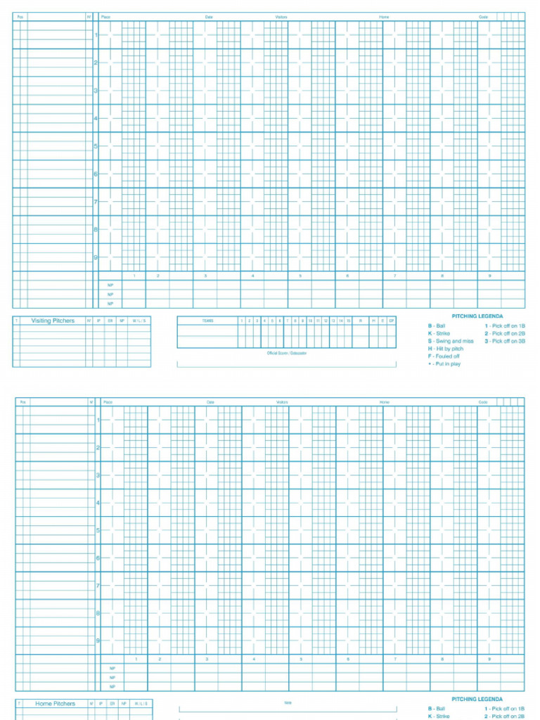 Scoring Sheet 2 (Clean) - 071325 | PDF