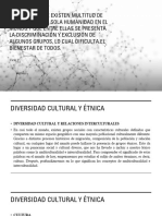 Multiculturalidad Es La Existencia de Varias Culturas Que Conviven en ...
